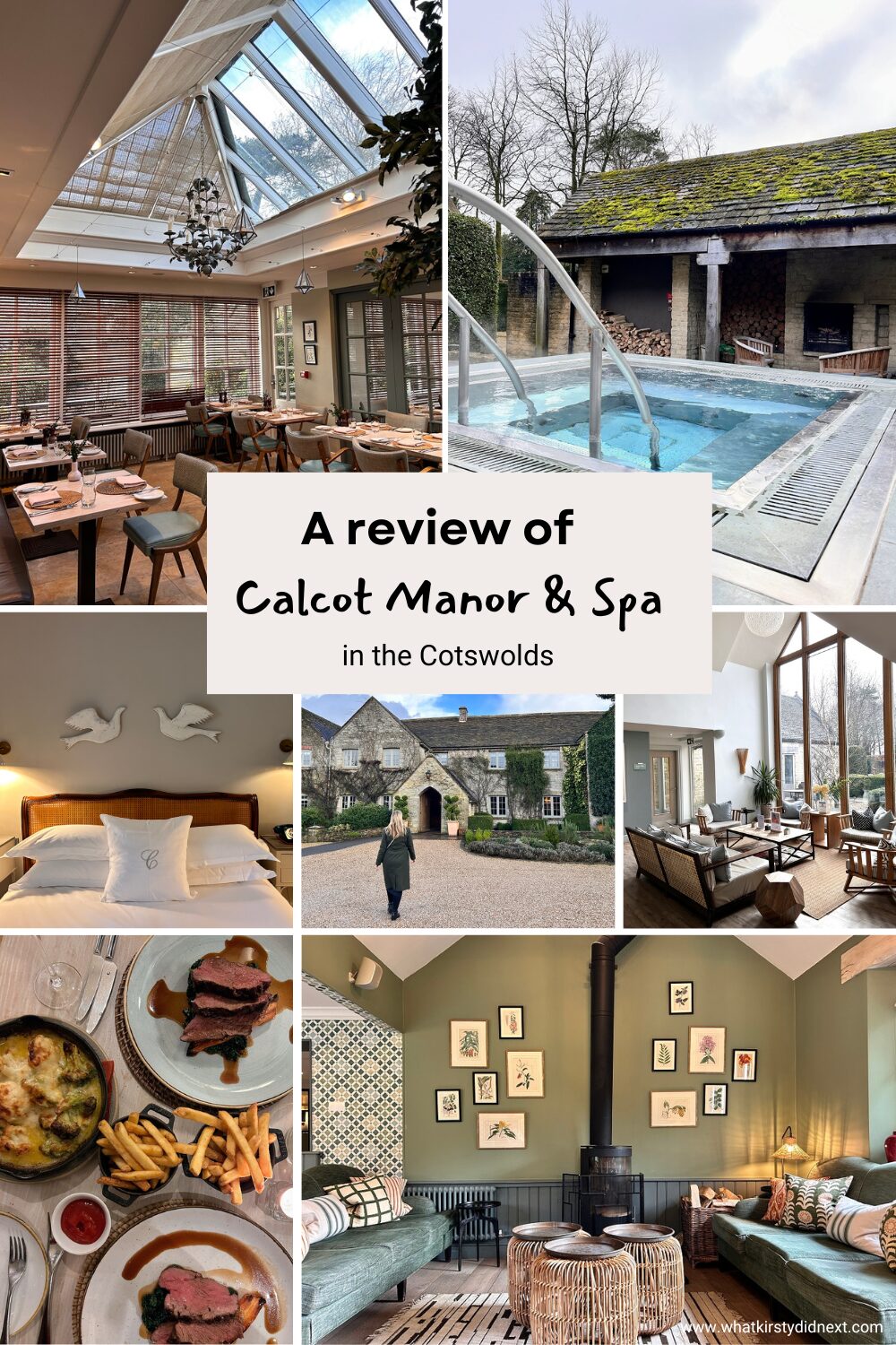 A review of Calcot Manor & Spa in the Cotswolds – What Kirsty did next