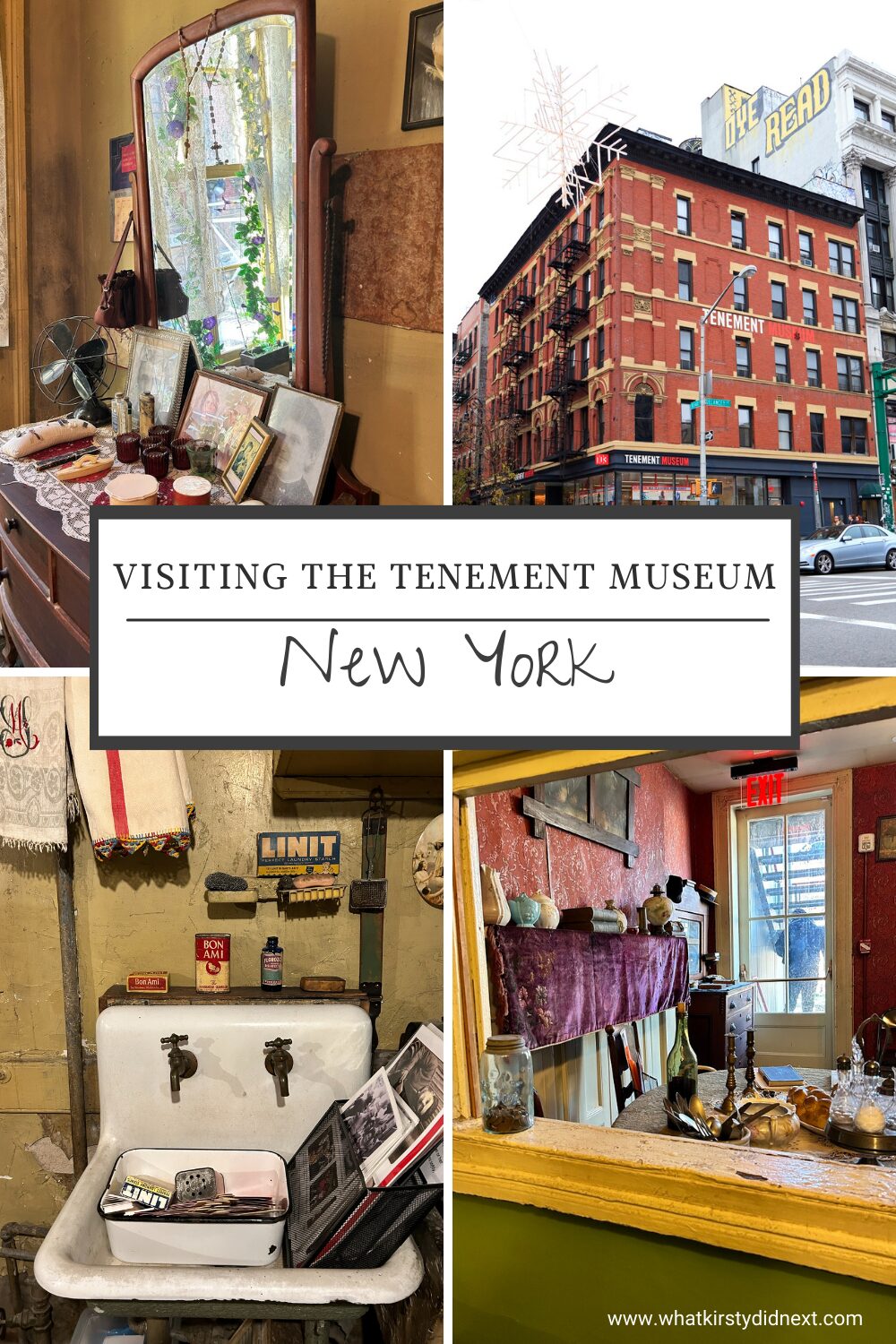 The Tenement Museum in New York is a must-see – What Kirsty did next