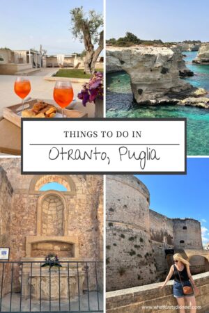 Things to do in Otranto Puglia – What Kirsty did next